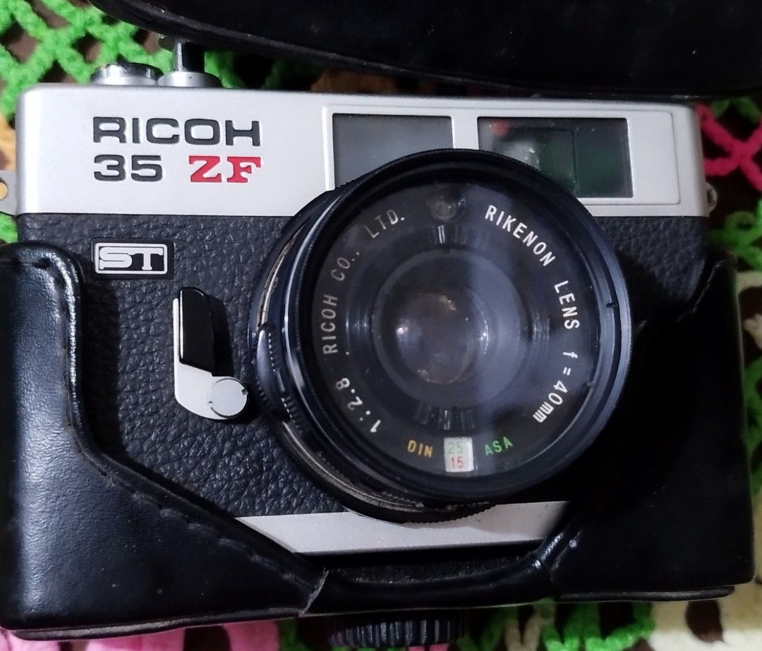 Vintage Ricoh 35 ZF with free Len's, Photography, Cameras on Carousell