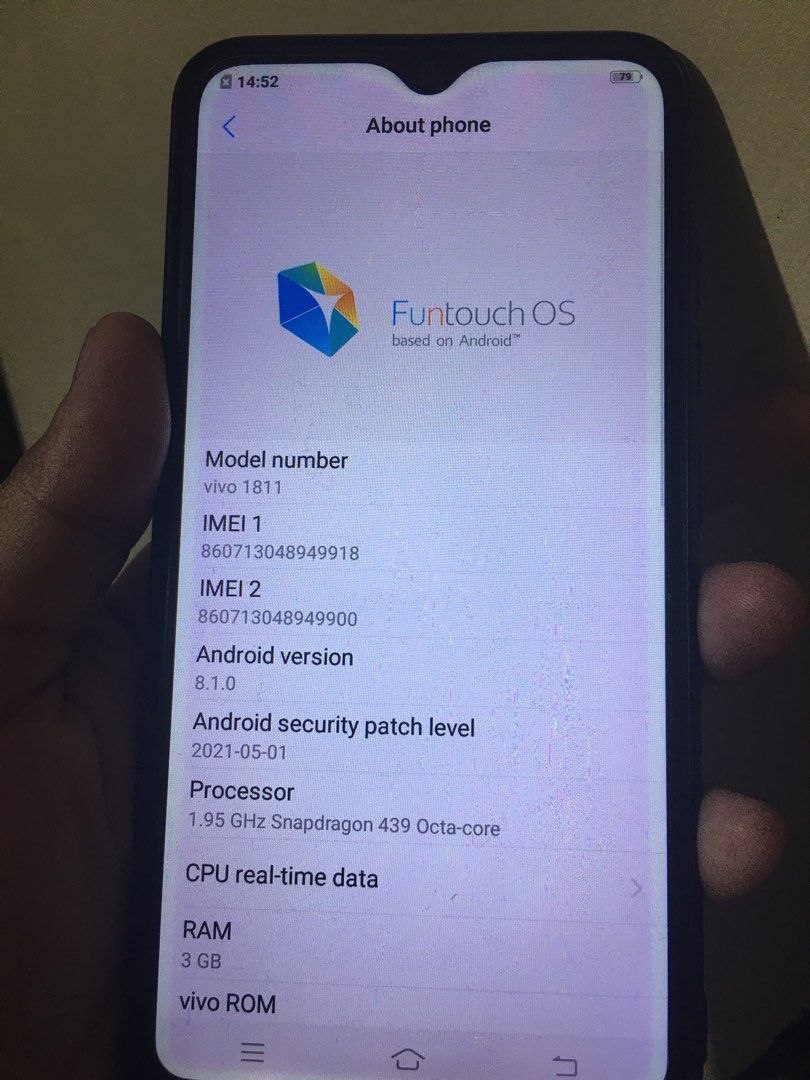 Vivo 1811, Mobile Phones & Gadgets, Mobile Phones, Android Phones, Vivo ...