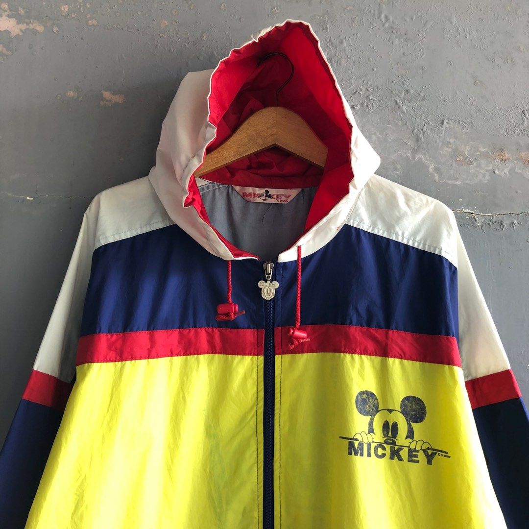 Vtg Disney MICKEY MOUSE Jacket, Fesyen Pria, Pakaian , Baju Luaran di ...