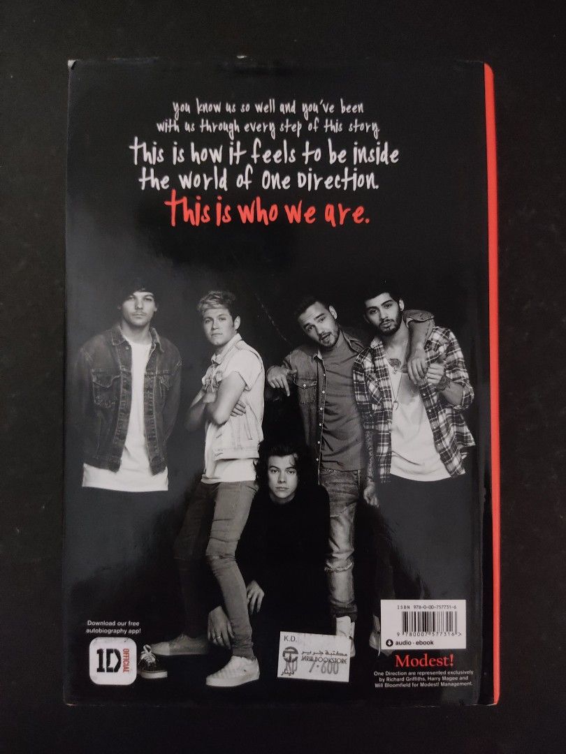 Who We Are: One Direction; An Autobiography (Hardbound), Hobbies & Toys ...