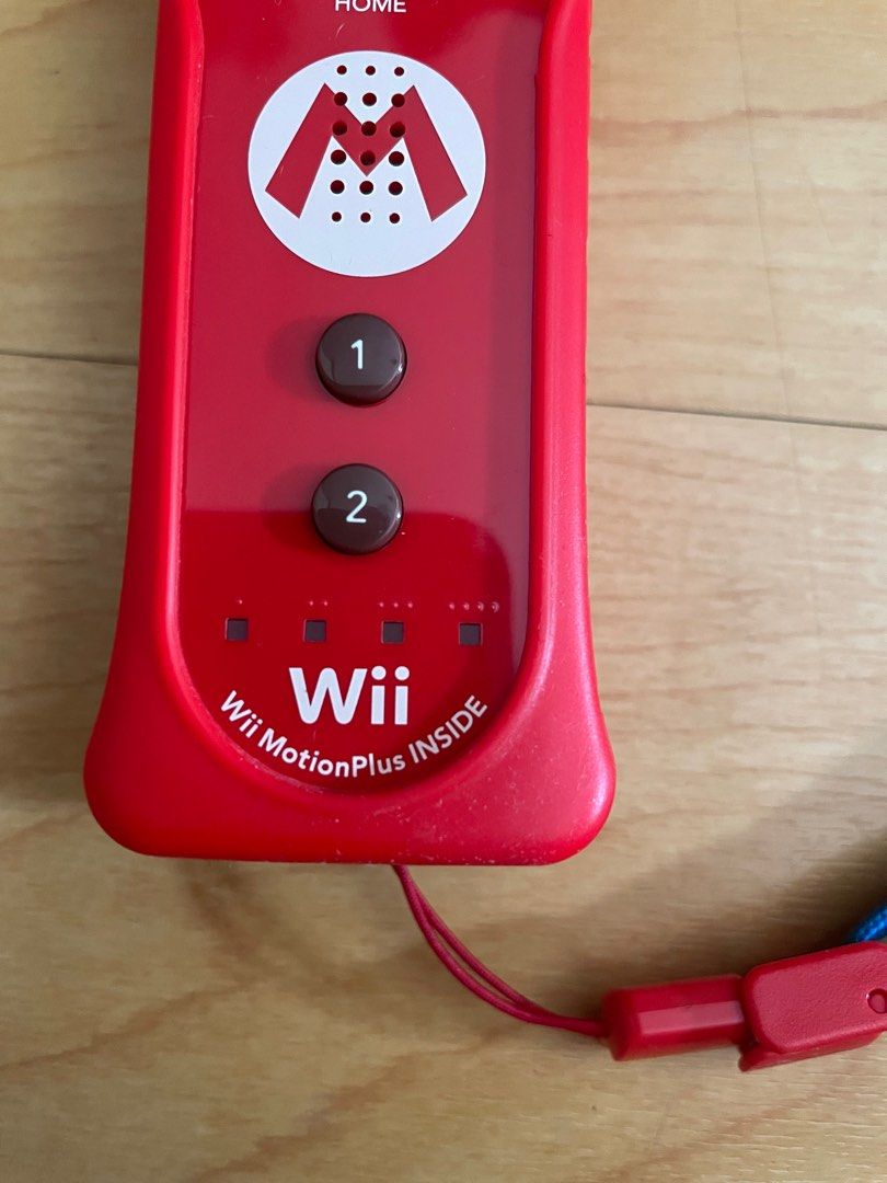 Wii Remote Mario Edition, Video Gaming, Gaming Accessories, Controllers ...