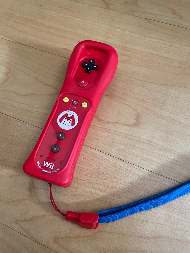 Wii Remote Mario Edition, Video Gaming, Gaming Accessories, Controllers ...