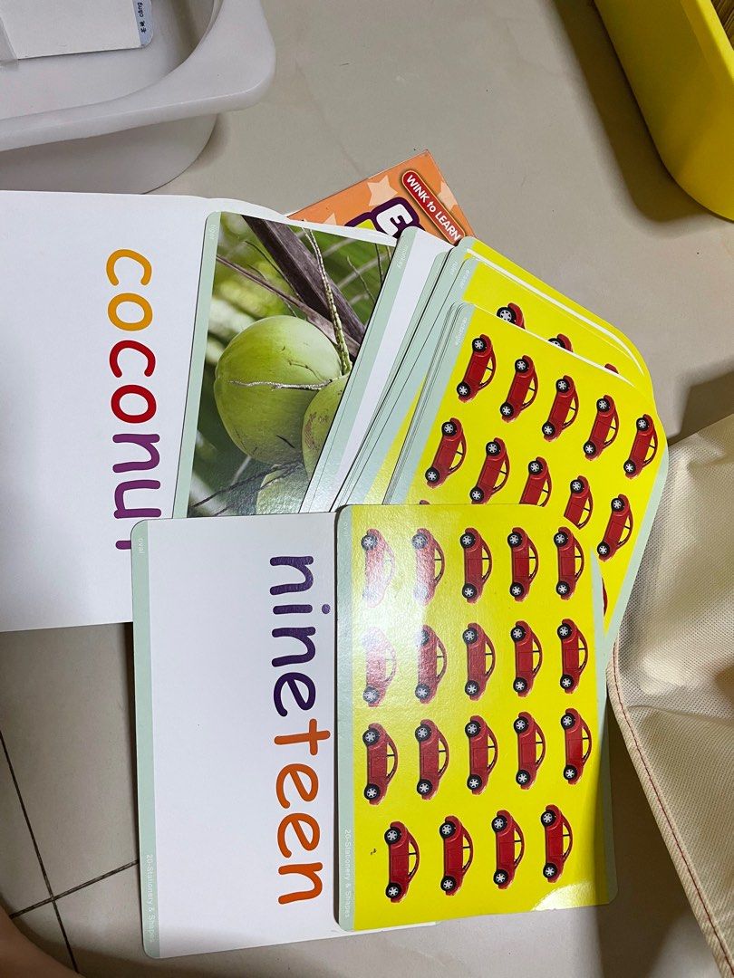 Wink to learn flash cards, Hobbies & Toys, Books & Magazines, Fiction ...