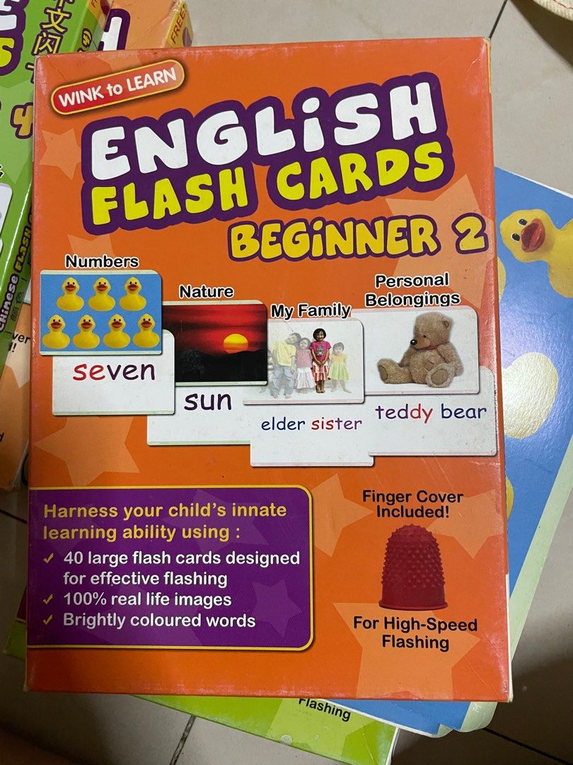 Wink to learn flash cards, Hobbies & Toys, Books & Magazines, Fiction & Non-Fiction on Carousell