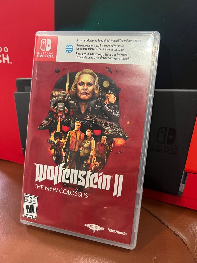 Wolfenstein Ii The New Colossus Nintendo Switch Video Gaming Video
