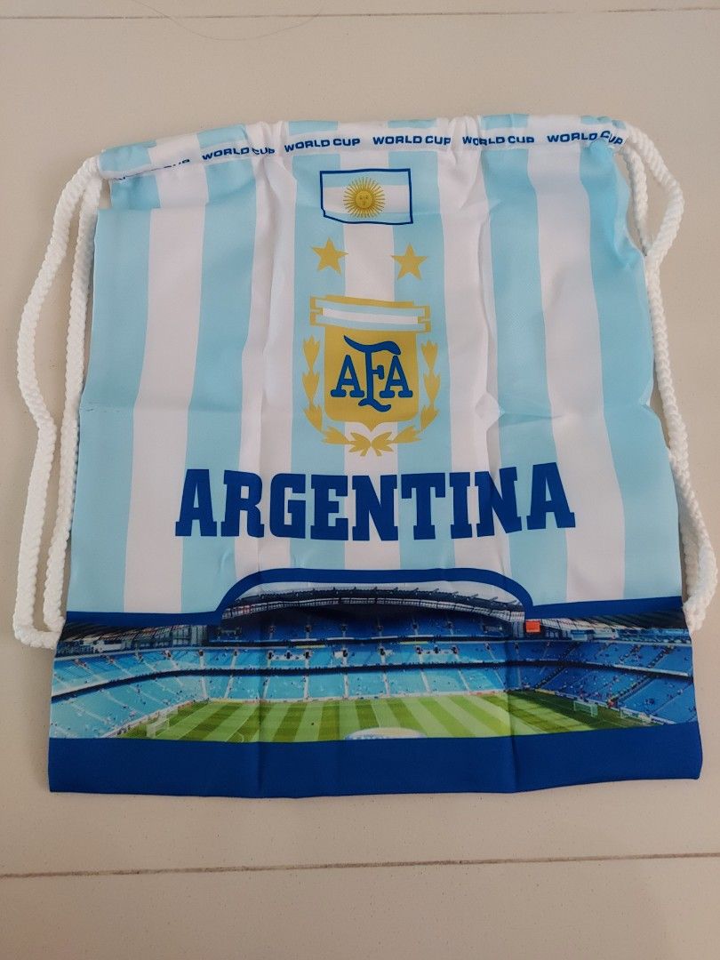 World Cup Champion! Argentina drawstring bag, Sports Equipment, Other ...