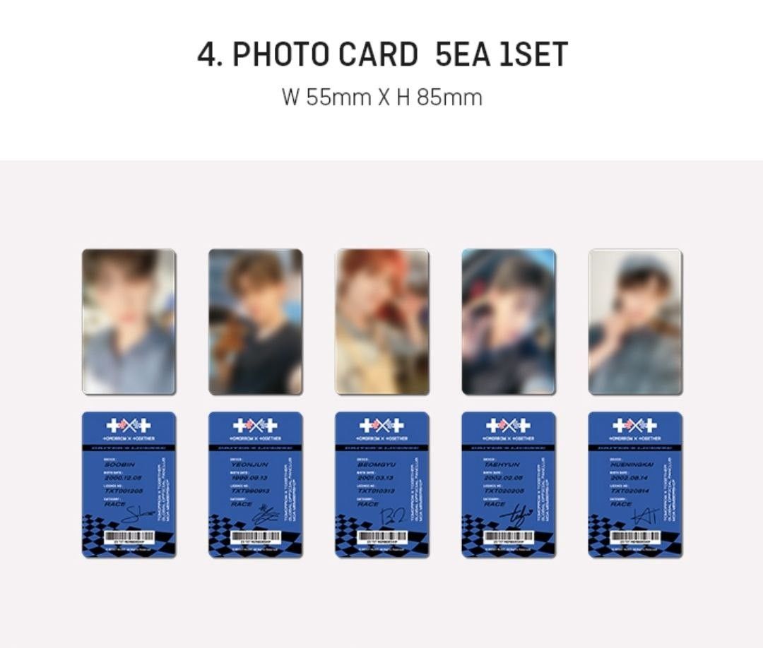 WTS TXT Moa Membership Kit 2023 Soobin Hueningkai Pc + Id Card set ...
