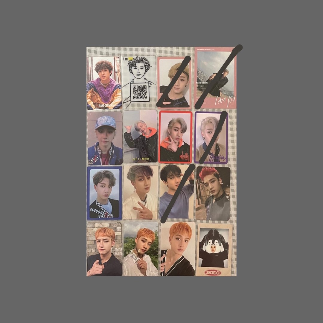 WTS/LFB Stray Kids Bang Chan Assorted Pcs, Hobbies & Toys, Memorabilia ...