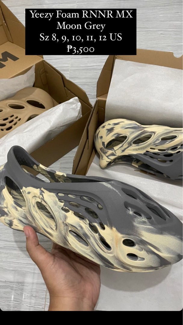 Yeezy foam moon grey, Men's Fashion, Footwear, Sneakers on Carousell