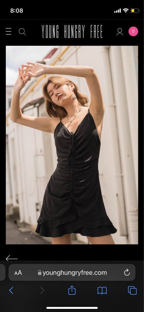 YHF CHAIN REACTION DRESS IN BLACK, Women's Fashion, Dresses & Sets ...