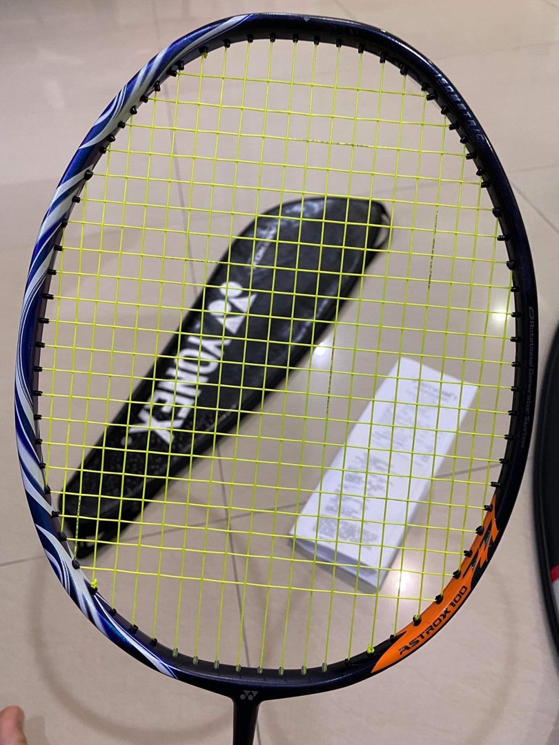 Yonex 100zz Navy blue, Sports Equipment, Sports & Games, Racket & Ball ...