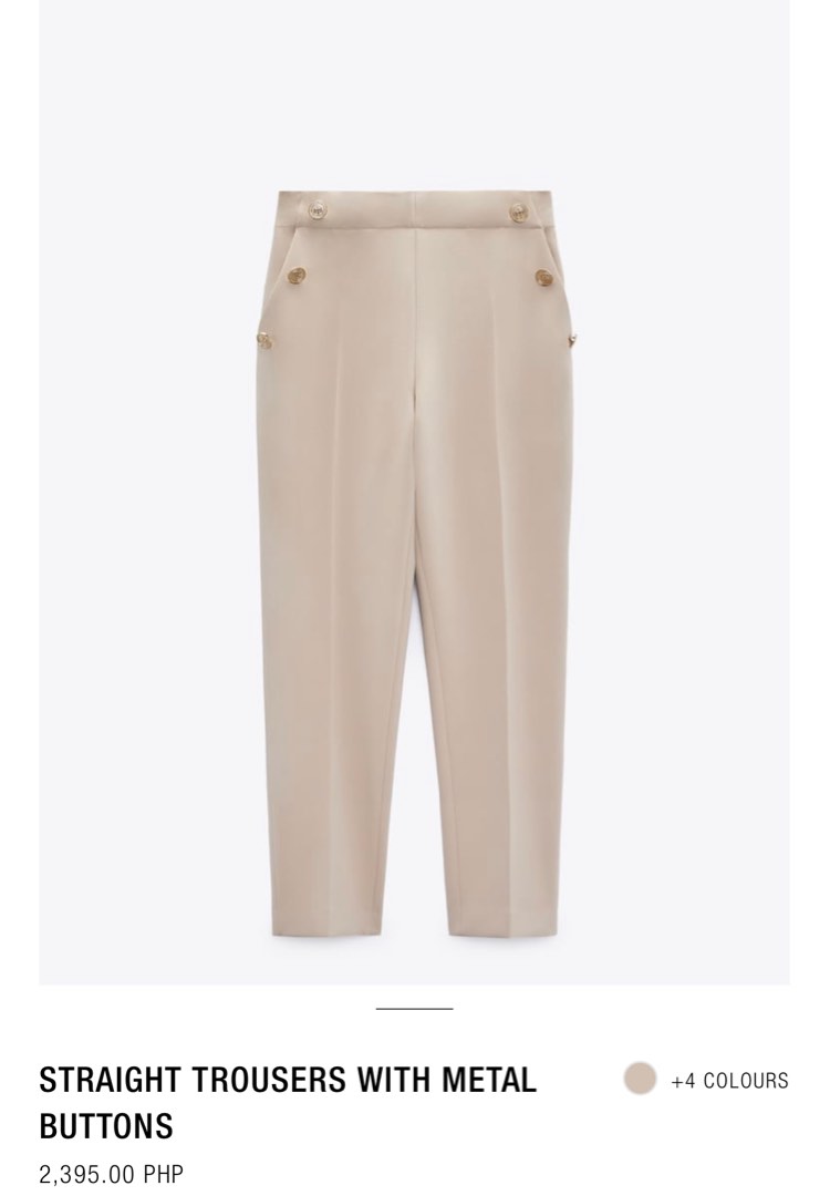 ZARA TROUSER, Women's Fashion, Bottoms, Other Bottoms on Carousell