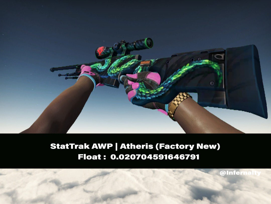 (0.02FV) StatTrak AWP Atheris FN CSGO SKINS KNIVES, Video Gaming ...