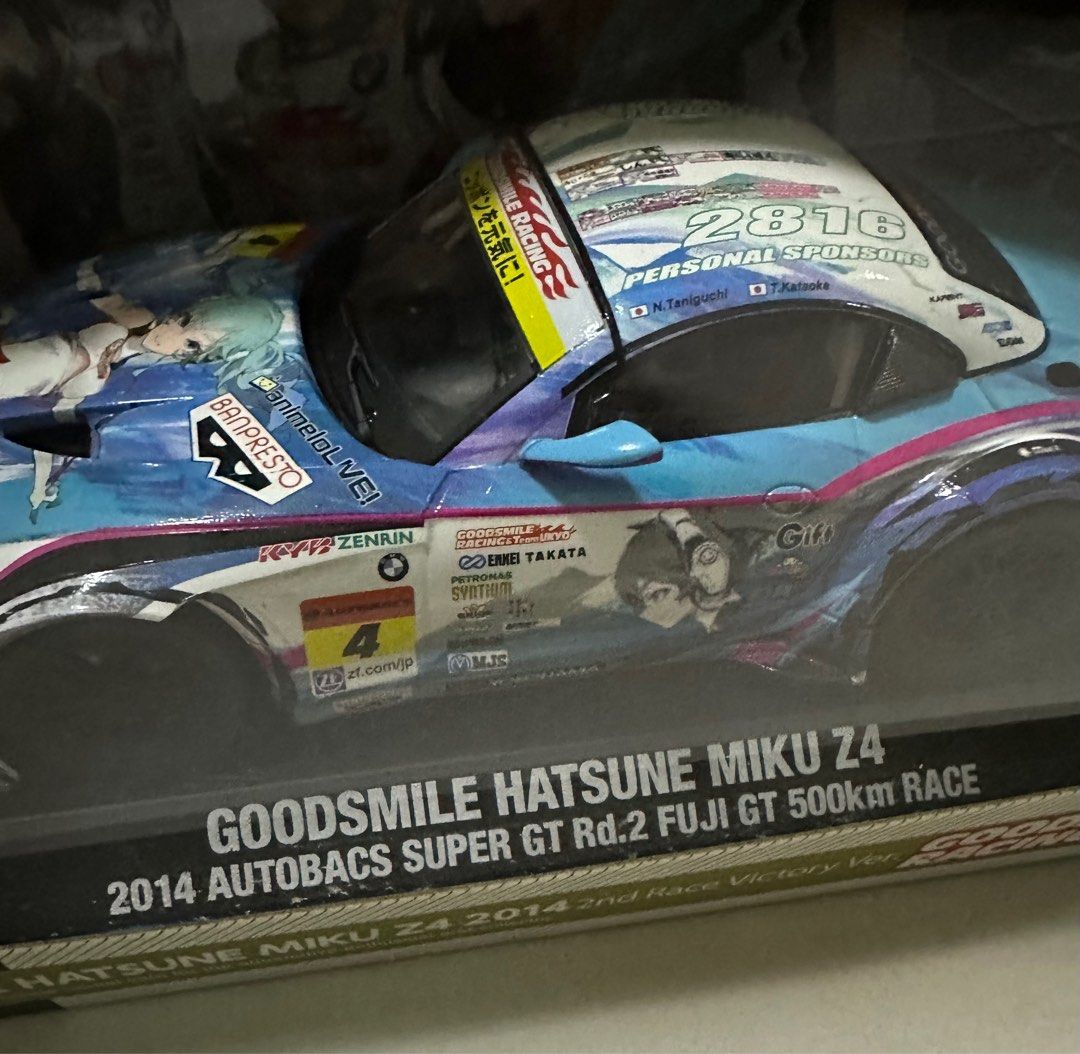 1/32 Diecast GOODSMILE HATSUNE MIKU Z4 2014 AUTOBACS SUPER GT Rd.2 FUJI ...