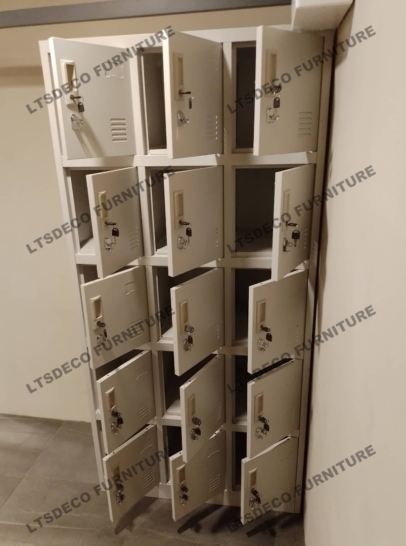 15DOOR STEEL LOCKER OFFICE FURNITURE/PARTITION, Furniture & Home Living ...