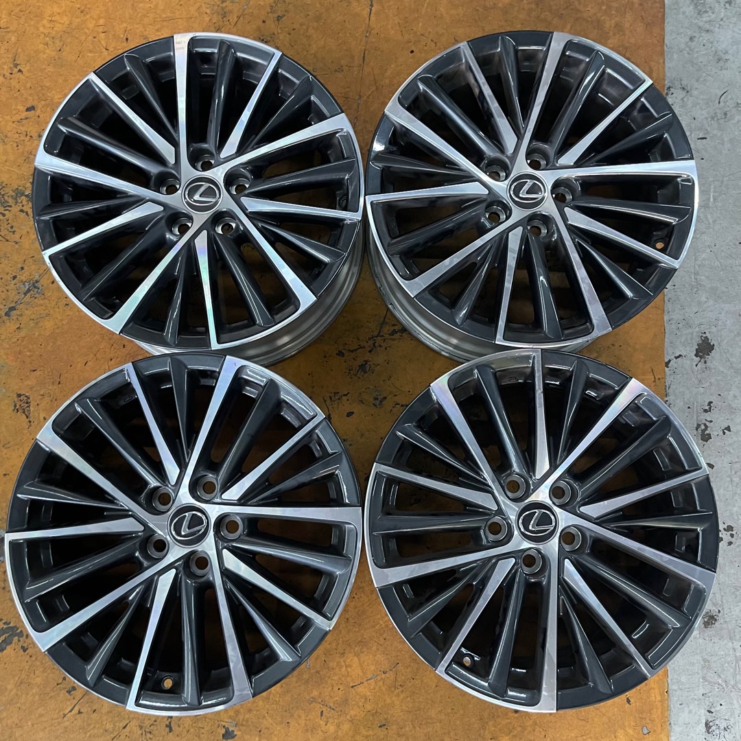 18” Lexus Original Sport Rim, Car Accessories, Tyres & Rims on Carousell