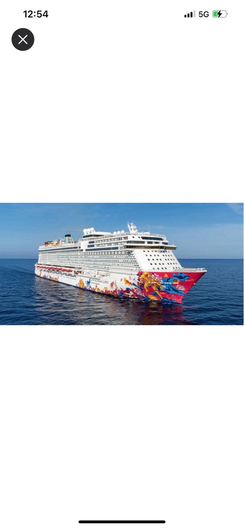28/1/2023 Rws cruise genting dream balcony room, Tickets & Vouchers ...