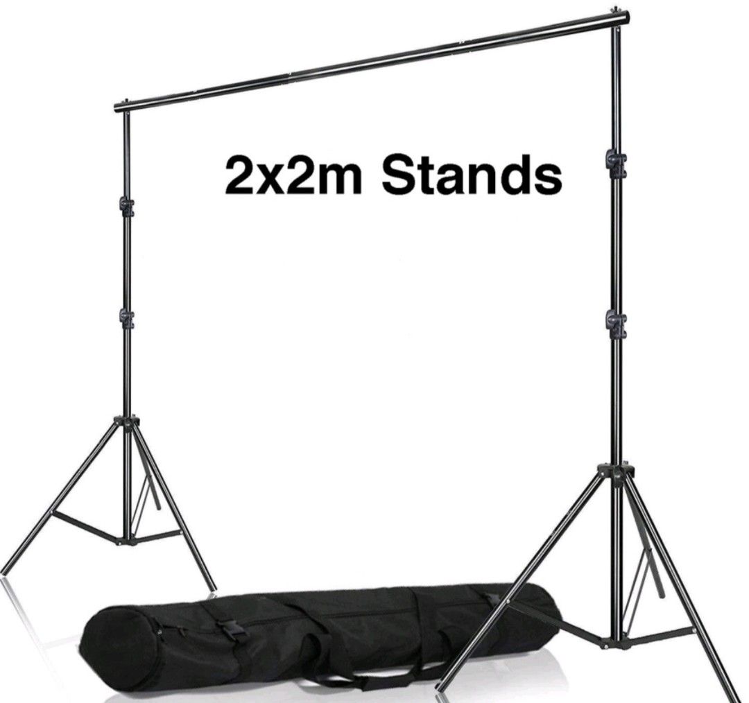 CNY CLEARANCE - 2x 2m Stands for Green Screen (STANDS ONLY ...