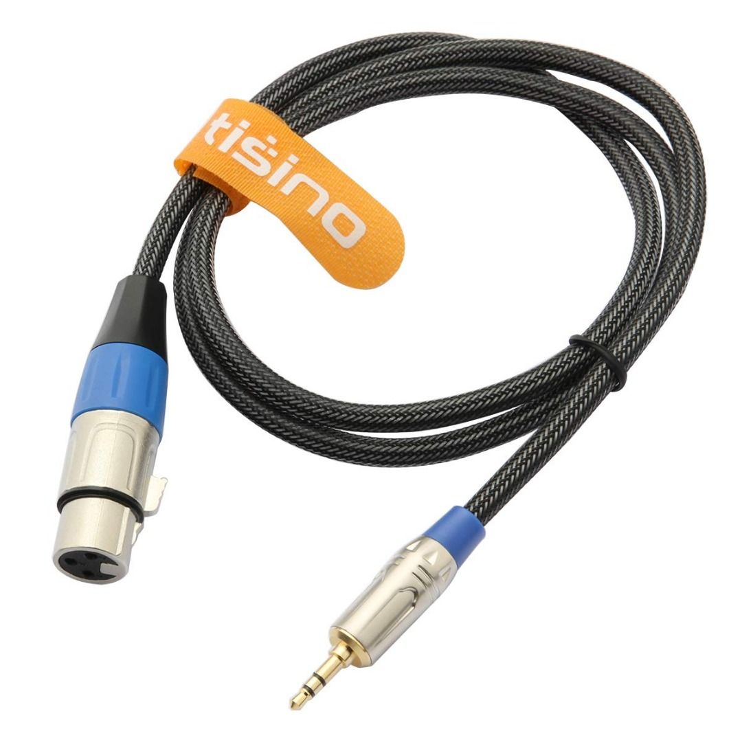 [3308] TISINO XLR to 3.5mm Microphone Cable 50cm, Audio, Portable Audio ...