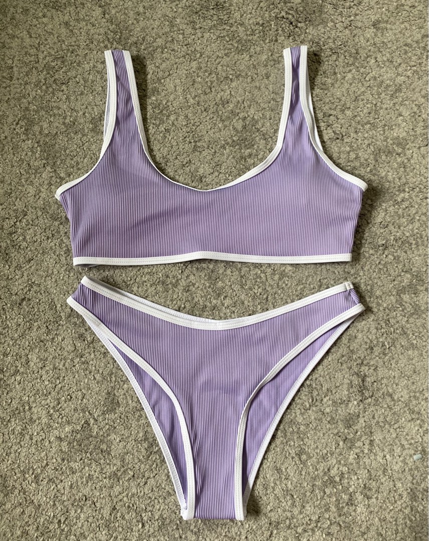 $5MAILED purple bikini set y2k pinterest ulzzang korean, Women's ...