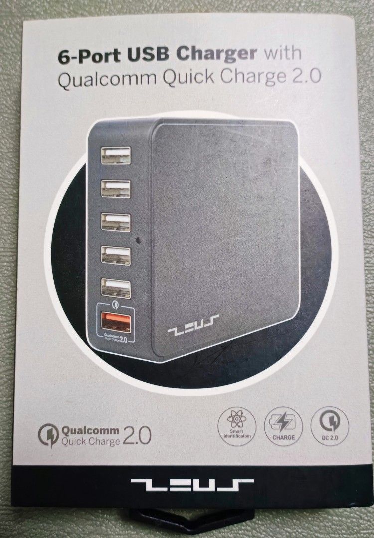 6-Port USB Charger with Qualcomm Quick Charger 2.0, Mobile Phones ...