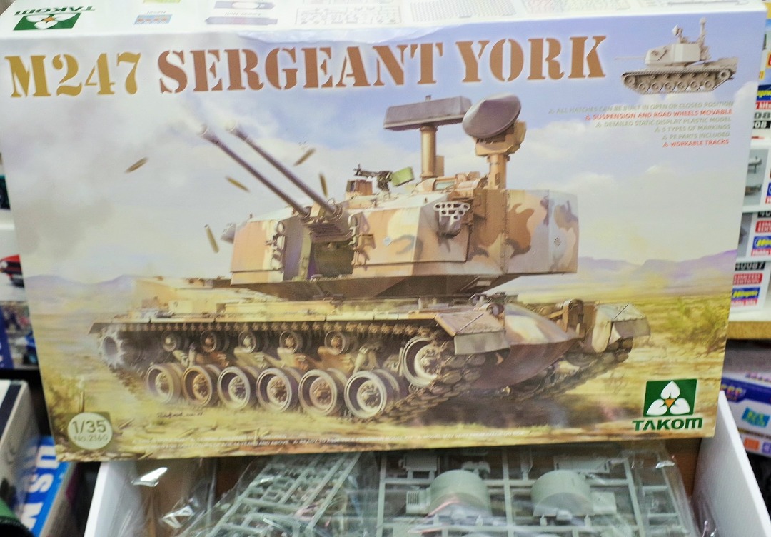 全新 - Takom-三花-2162-1/35-M247 -Sergeant York-M-300, 興趣及遊戲, 玩具 & 遊戲類 ...
