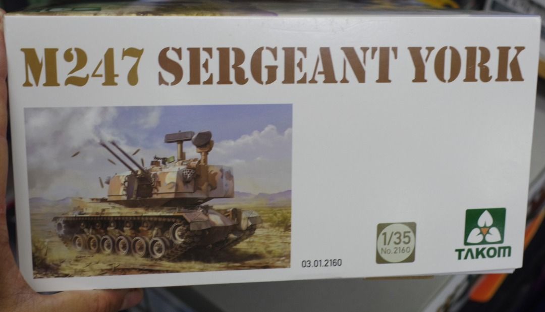 全新 - Takom-三花-2162-1/35-M247 -Sergeant York-M-300, 興趣及遊戲, 玩具 & 遊戲類 ...