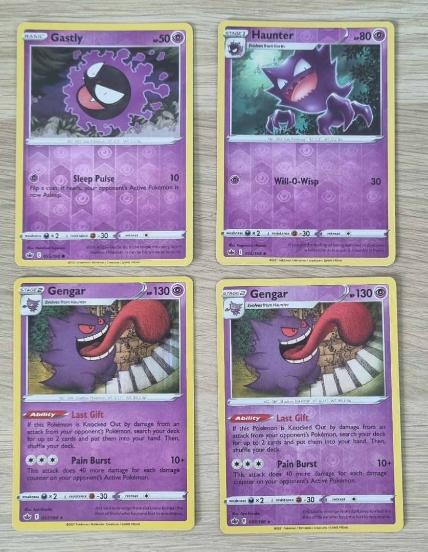 gastly evolutions reverse