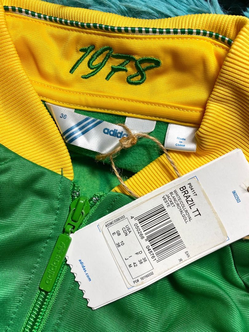 ADIDAS TRACK JACKET BRASIL 3 stripes, Women's Fashion, Coats, Jackets ...