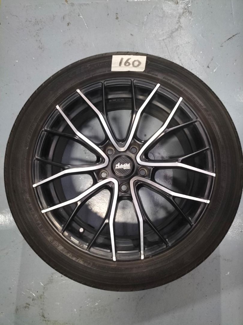 Advanti Tyre and Rim Set, Car Accessories, Tyres & Rims on Carousell
