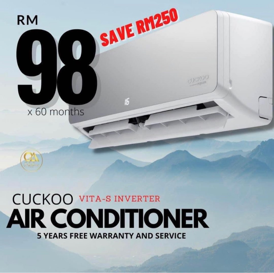 Aircond cuckoo co created with Fujiaire, TV & Home Appliances, Air ...