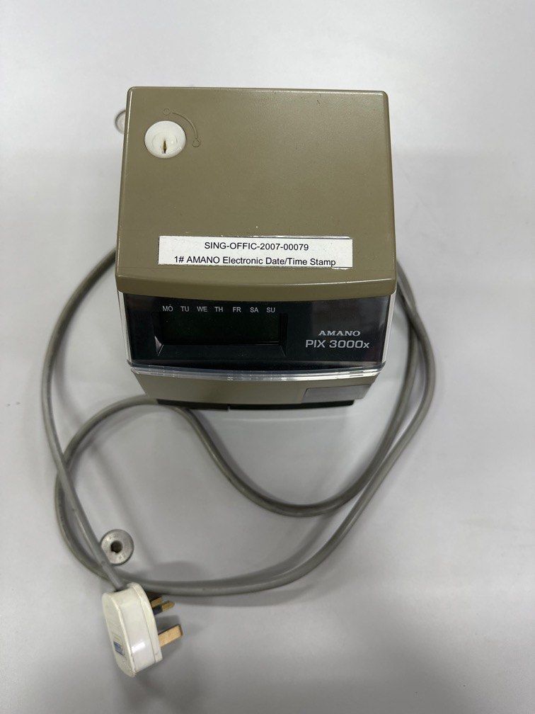 Amano PIX 3000X Time Recorder, Computers & Tech, Office & Business ...