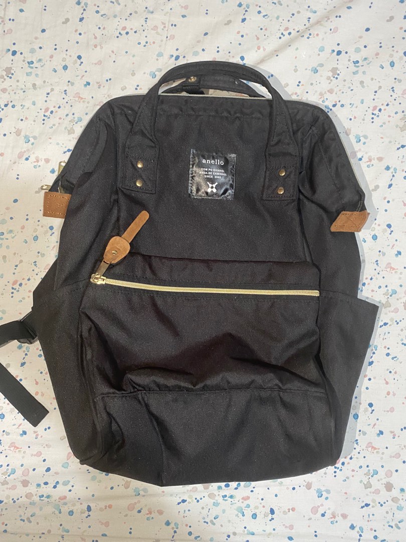 Anello black backpack, Women's Fashion, Bags & Wallets, Backpacks on ...