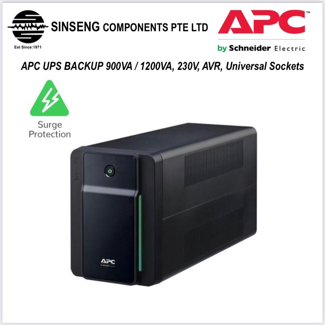 [Retail Exclusive] APC UPS 900VA APC Easy UPS Battery Backup •900VA ...