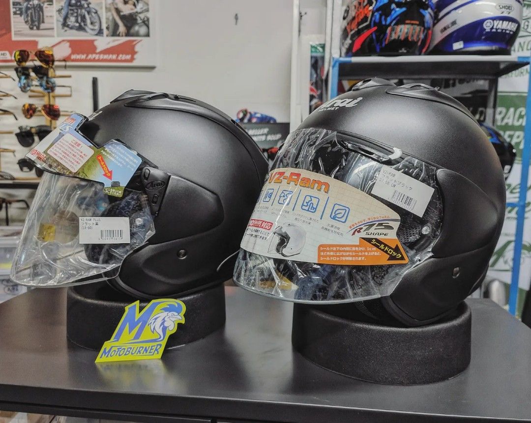 Arai VZ ram plus matte black pro shade, Motorcycles, Motorcycle Apparel ...