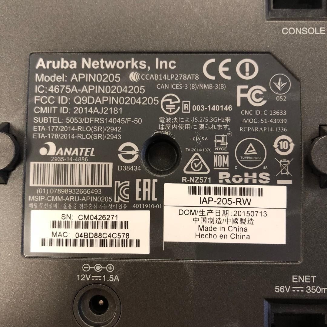 aruba apin0205, 電腦＆科技, 電腦周邊及配件, Wifi及上網相關產品 - Carousell