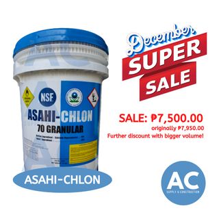 Asahi-Chlon Chlorine Calcium Hypochlorite Granules on Carousell