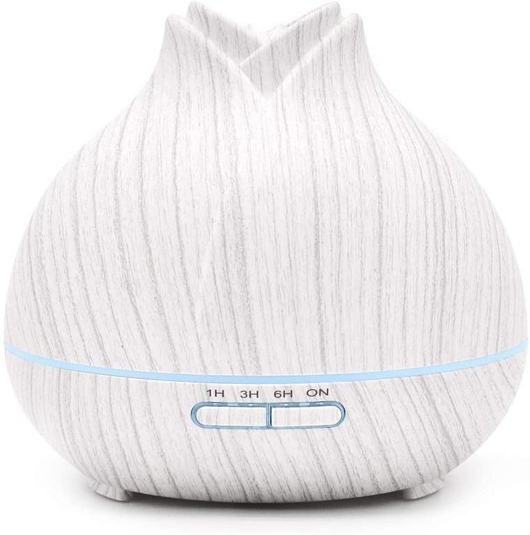 ASAKUKI 400ml Essential Oil Diffuser, Premium 5 In 1 Ultrasonic ...