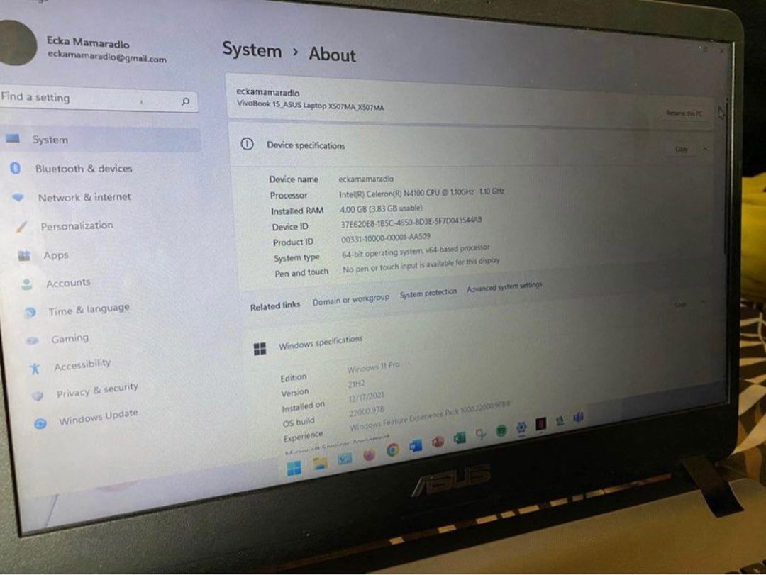 ASUS VIVOBOOK X507M, Computers & Tech, Laptops & Notebooks on Carousell