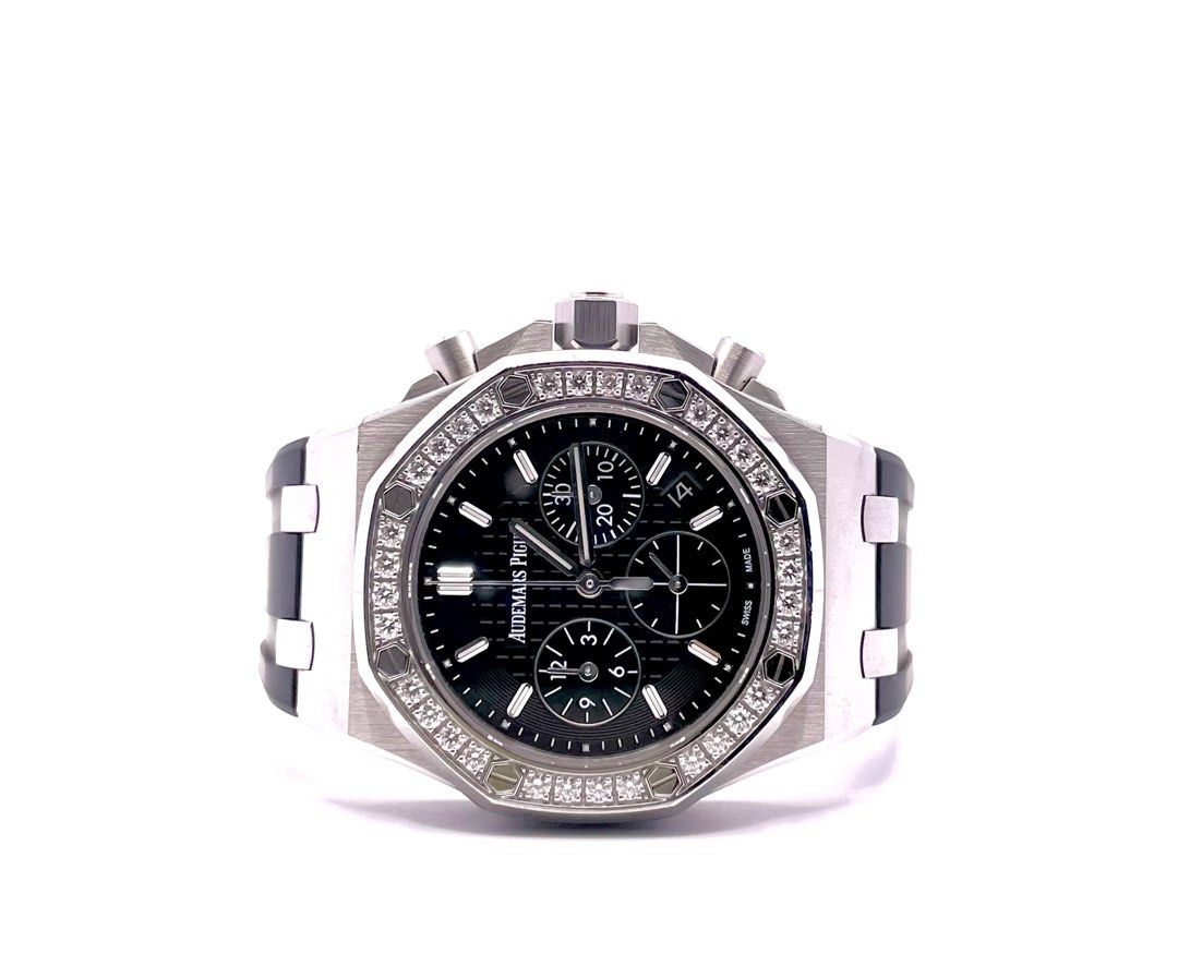 Audemars Piguet Royal Oak Offshore 26231ST Factory Set Diamond Bezel ...