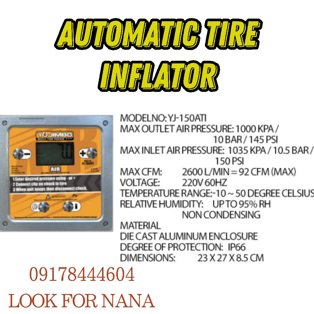 AUTOMATIC TIRE INFLATOR, Commercial & Industrial, Industrial Equipment ...