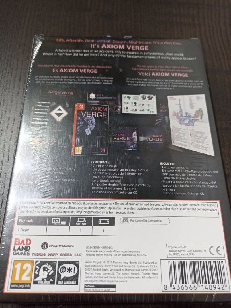 Axion Verge Multiverse Edition Nintendo Switch, Video Gaming, Video ...