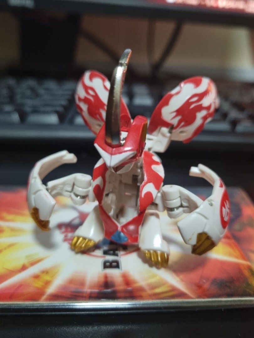 Bakutech Bakugan Rise Dragaon (Silver Horn), Hobbies & Toys, Toys ...