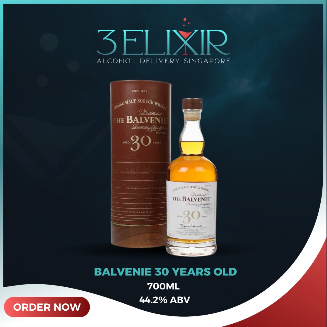 Balvenie 30 Years Old (NEW PACKAGING) 700ML, Food & Drinks, Alcoholic ...