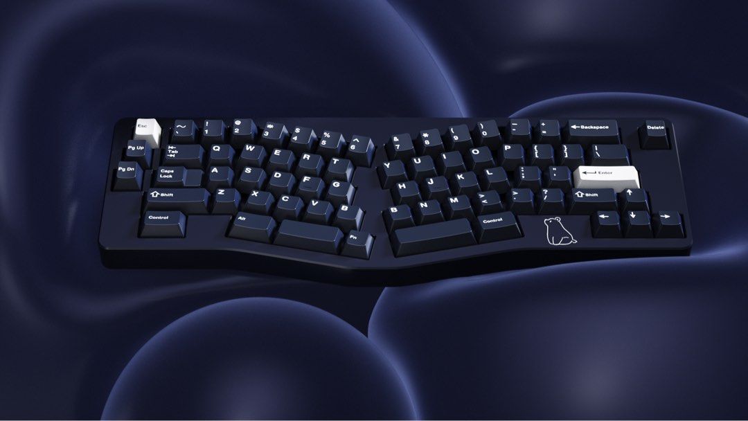 Bear65 v2 custom mechanical keyboard, Computers & Tech, Parts ...