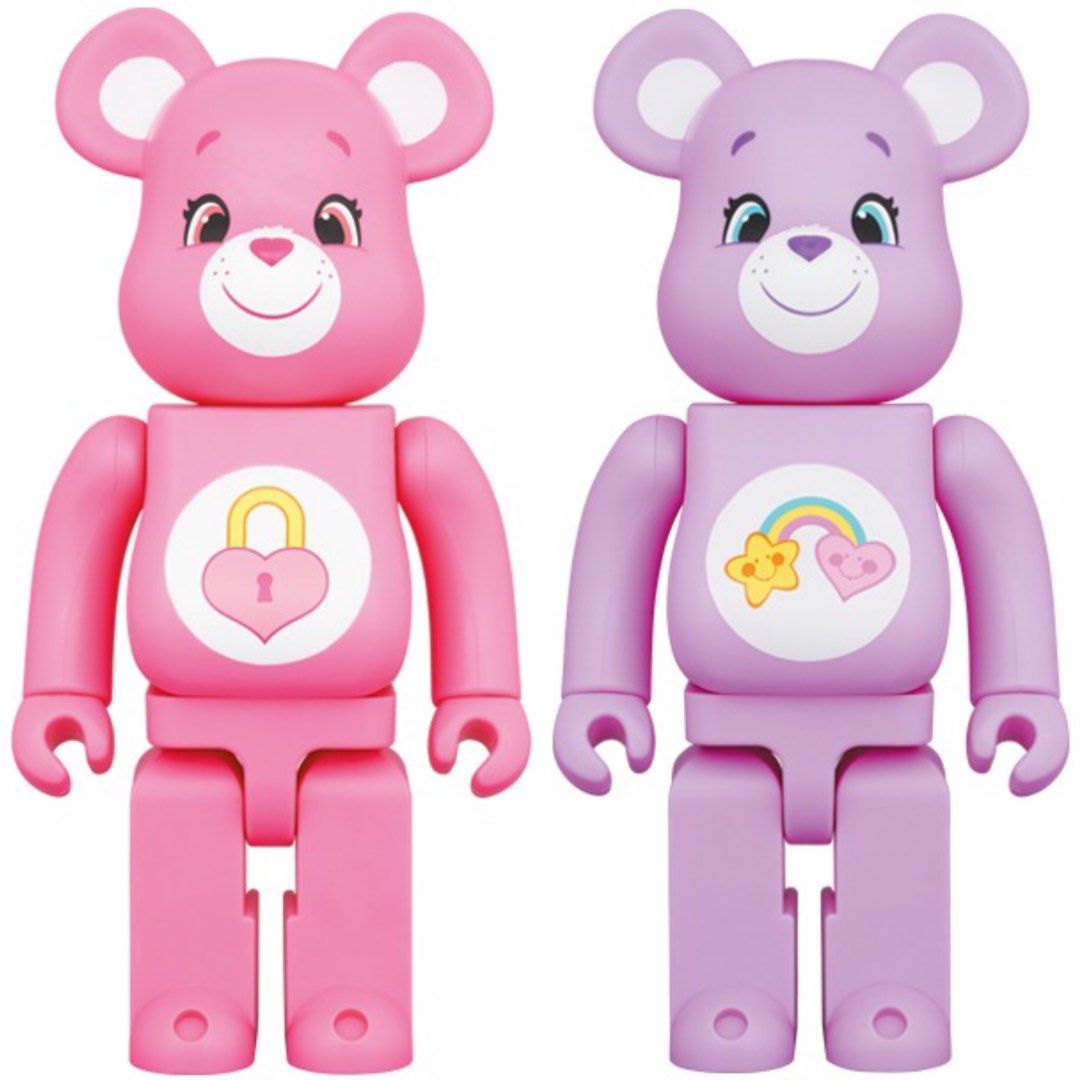 BE@RBRICK Care Bears(TM) Best Friend Bear & Secret Bear 400%, 興趣及遊戲, 玩具 ...