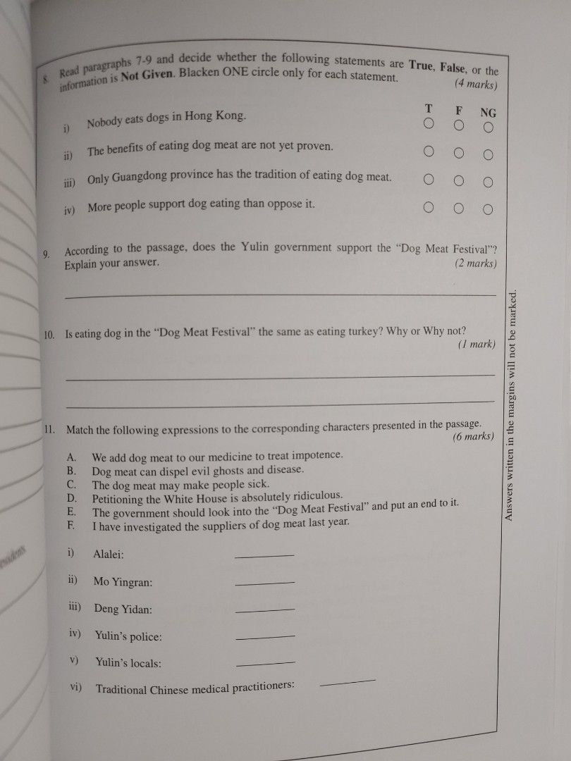 初中英文補充練習 Better Reading Comprehension 3A 3B, 興趣及遊戲, 書本 & 文具, 教科書 ...