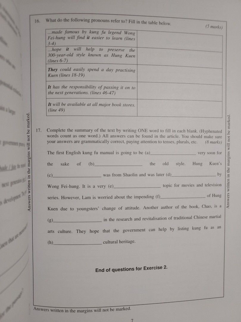 初中英文補充練習 Better Reading Comprehension 3A 3B, 興趣及遊戲, 書本 & 文具, 教科書 ...