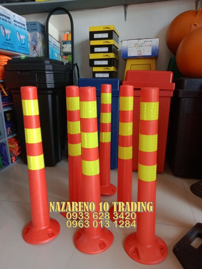 BOLLARD POST With Reflector 30 inches height, Commercial & Industrial ...