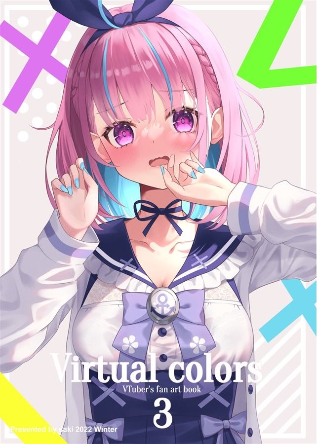 「代購」[C101] hololive 同人本 畫集 Virtual colors 3 (サクサクメロンパン), 興趣及遊戲, 書本 & 文具, 雜誌及其他 - Carousell